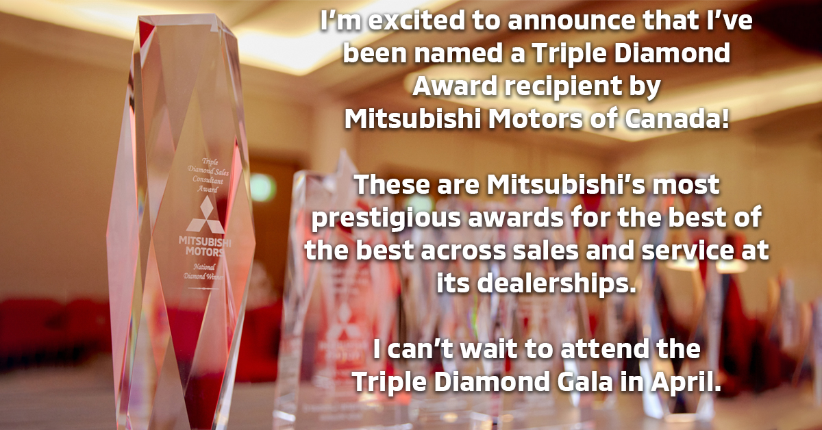 Congratulations Triple Diamond Award Winner!